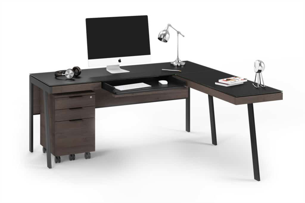 Sigma Modern Office Desk Return | West Avenue Furniture